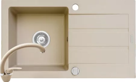 Pachet chiuveta si baterie Raulconstruct dimensiune 750x430mm adancime ...