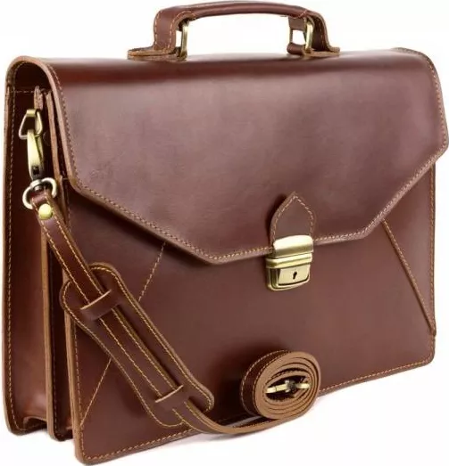 Geanta dama pentru acte din piele naturala coniac FDS145A FDS145A - domo.ro