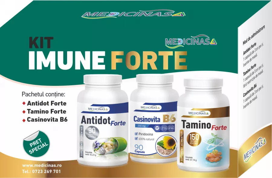 Kit Imune Forte pentru o imunitate puternica Medicinas SB8763155 - domo.ro