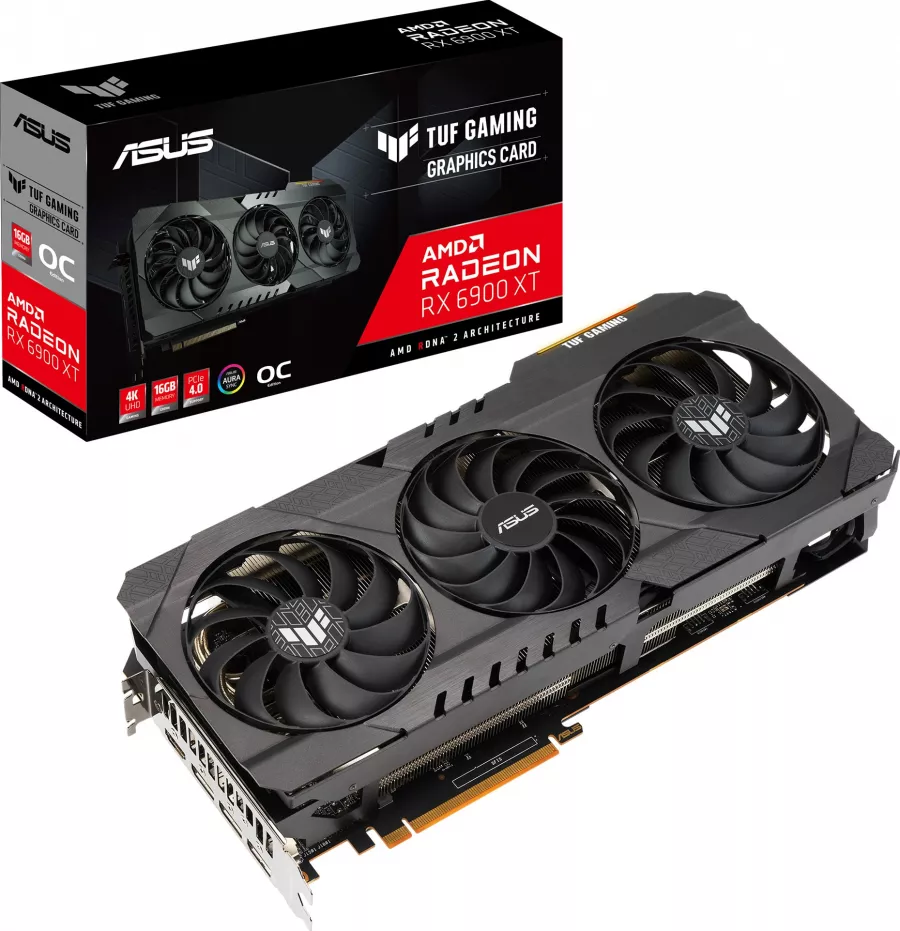 Placa video ASUS TUF Gaming AMD Radeon RX 6900 XT OC 16GB GDDR6 256-bit ...