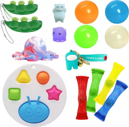 Set 15 Jucarii Zenuk and reg - Simple Dimple Squishy Mushy Marble Mesh ...