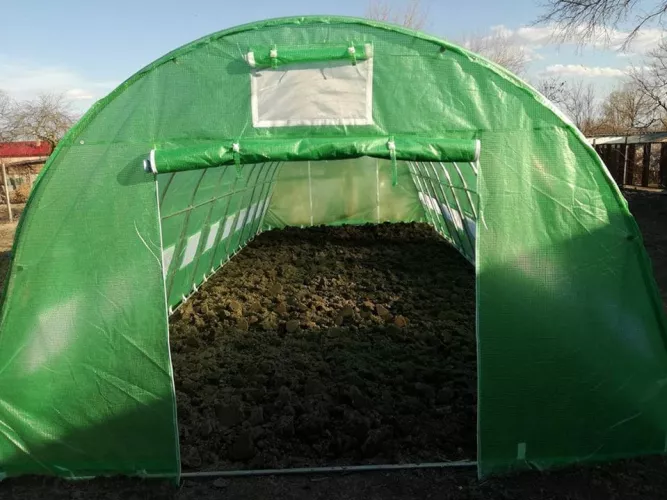 Solar de gradina 4x6 m 24 mp teava galvanizata solar4x6_ffvunl - domo.ro