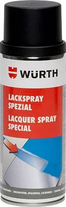 Lac spray negru mat rez la 650 grad Wurth - domo.ro