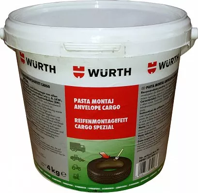 Pasta vulcanizare montaj anvelope CARGO 4 kg Wurth - domo.ro