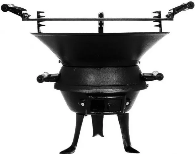 Gratar de gradina mobil din fonta 36 x 40 cm BBQ214 BBQ214