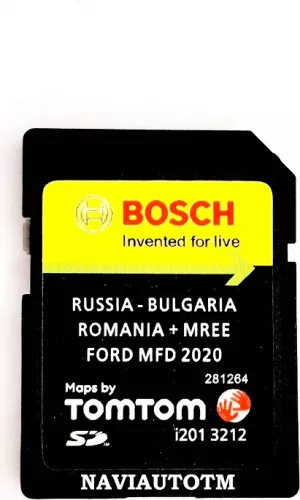 Card navigatie Ford MFD Focus Fiesta Kuga C-Max harta ROMANIA 2020