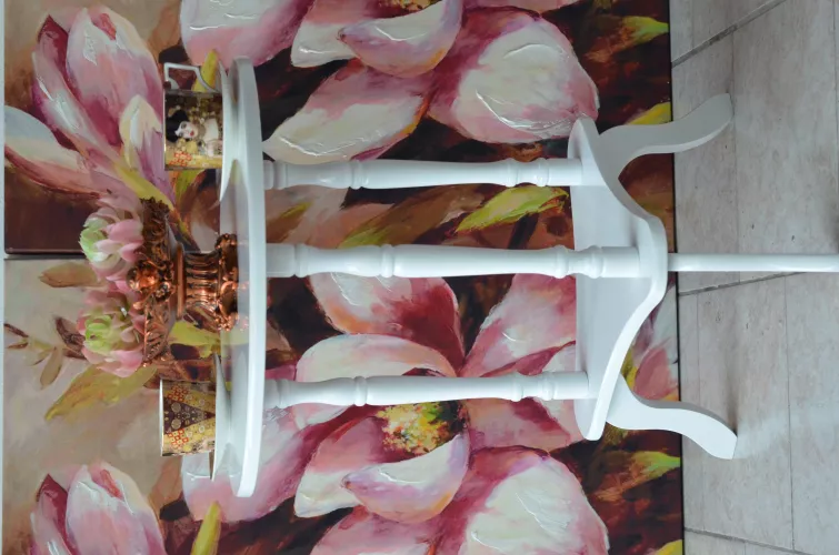 Suport/masuta flori Alice Nuanta Alb 609Walb - domo.ro