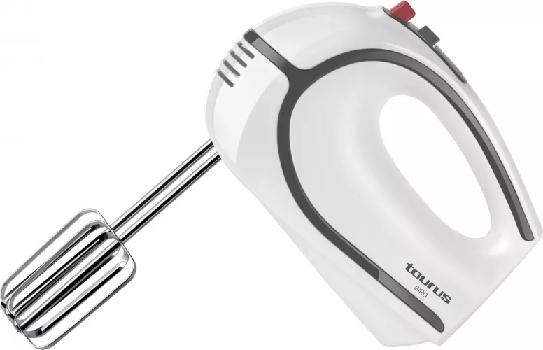 Mixer de mana Taurus Giro 500W 5 viteze functie Turbo Alb Gri 913524000 - domo.ro