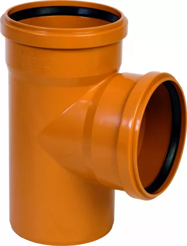 Ramificatie PVC cu inel si garnitura 315 x 315 x 87 and deg mm ...