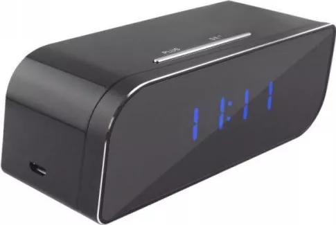 Ceas Spion cu Camera WiFi iUni IP09 Full HD 160 grade Night Vision ...