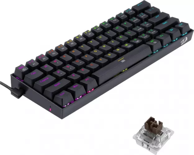 Tastatura Gaming Mecanica Redragon Dragonborn iluminare RGB switch-uri ...