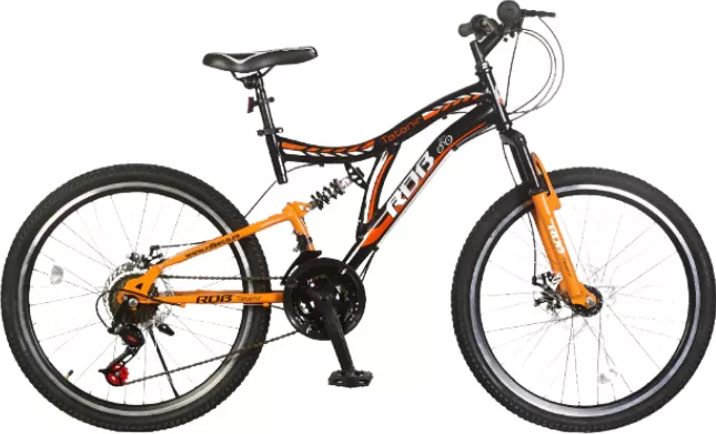 Bicicleta 24 inch full suspension Portocaliu 2022 TAT24PORTOCALIU