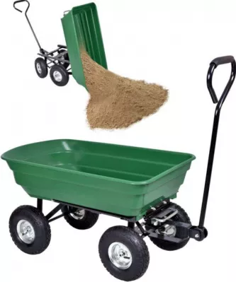 Carucior basculanta universal tip remorca pentru Gradina sau Curte ...