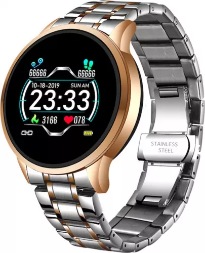Ceas smartwatch business Lige BMG compatibil Android si IOS notificari ...