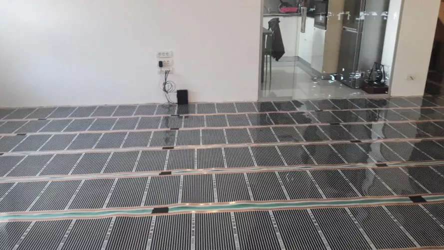 Kit incalzire in pardoseala pentru 25 mp parchet cu folie carbonica ...