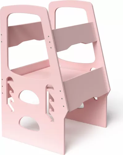 Turn pentru invatare - Learning tower ROZ DSLTsoftpink - domo.ro