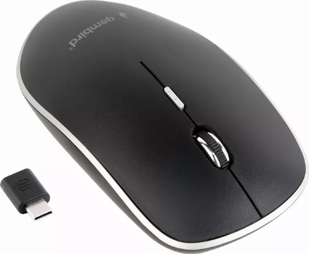 Mouse Wireless GEMBIRD MUSW-4BSC-01 Negru musw-4bsc-01 - domo.ro