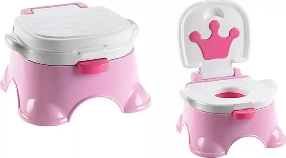Olita portabila 3 in 1 Queens Throne reductor wc usor de asamblat efecte