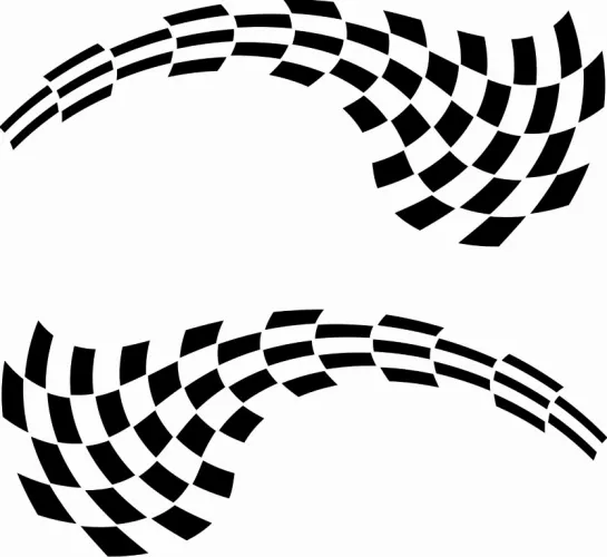 Sticker auto model 24 - set 2 buc STICKIMG2646 - domo.ro