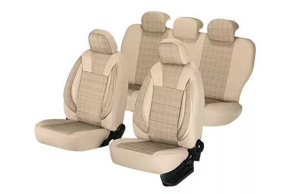 Set huse scaun luxury bej Crem 44507__8134__5687 - domo.ro