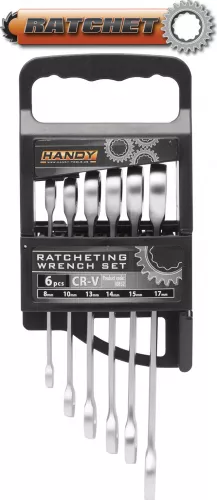 Set chei inelare cu clichet combinate cu chei fixe GLZ-10852 - domo.ro