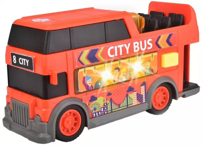 Autobuz Dickie Toys City Bus S203302032 - domo.ro