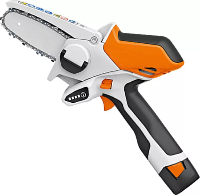 Drujba mini Fierastrau cu lant 2 acumulatori 18 V 3000mAH 25 Wh ...