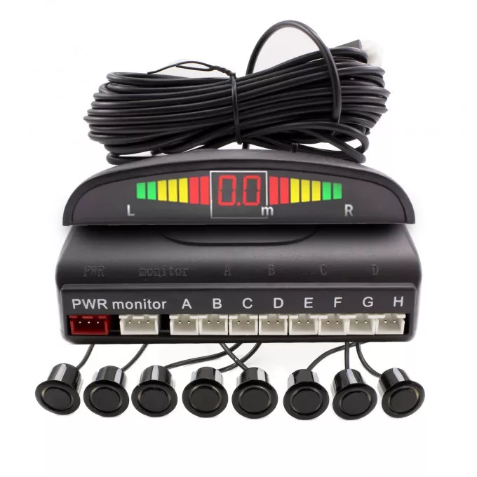 Senzori parcare fata si spate 8 senzori cu afisaj VT-3573 - domo.ro