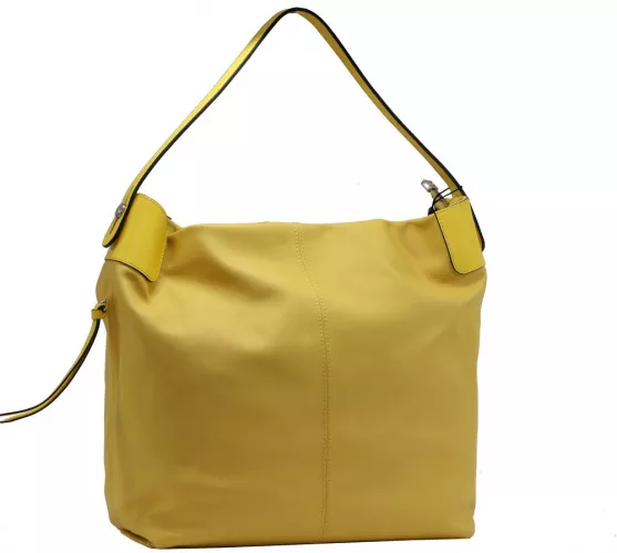 Geanta de dama casual Ripani din piele naturala galbena R1261 - domo.ro