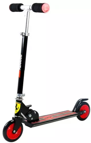 Trotineta copii cu model masina pliabila 2 roti de silicon burete la ...