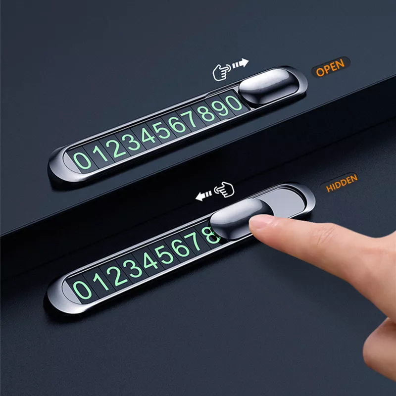 Suport premium numar telefon auto pentru parcare temporara Cat Good oni ...