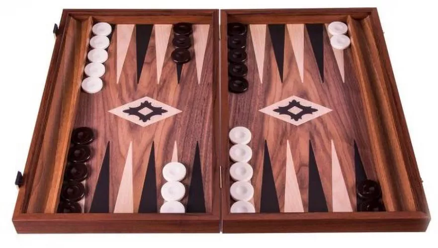 Joc de table ManopouLos Basic Replica lemn Nuc