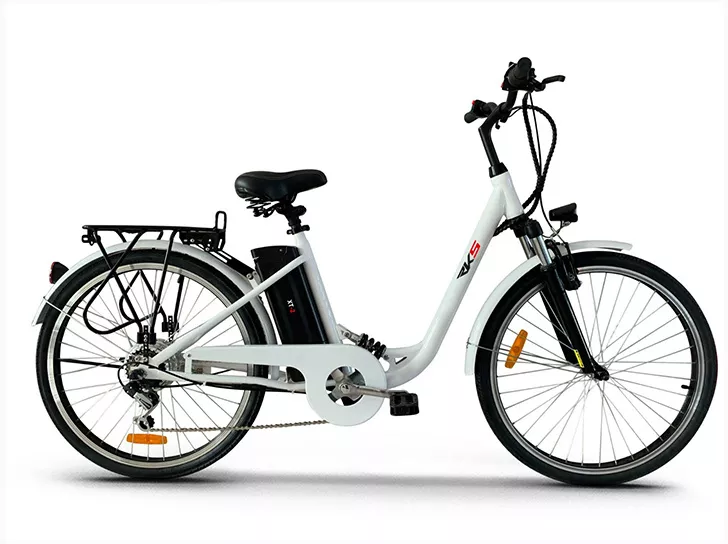 Bicicleta electrica 250W Li-Ion 36V 10.4Ah autonomie 50km cadrul ...