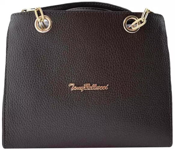 Geanta dama din piele naturala marca Tony Bellucci 0578-286-02-64 maro - domo.ro