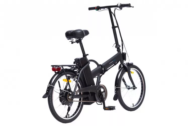 Bicicleta Electrica Pliabila SKATEFLASH Fly Neagra 250W 25kmh EBIKEFLY ...