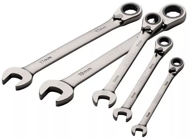 Set chei fixe STROXX combinat cu chei inelare cu clichet 5 piese ...