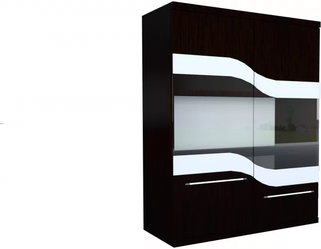 Vitrina suspendata Sigma 2 usi wenge - domo.ro