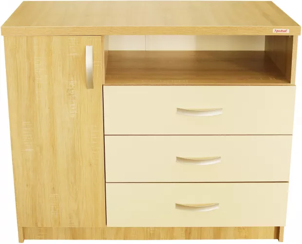 Comoda Milano sonoma cu fildes