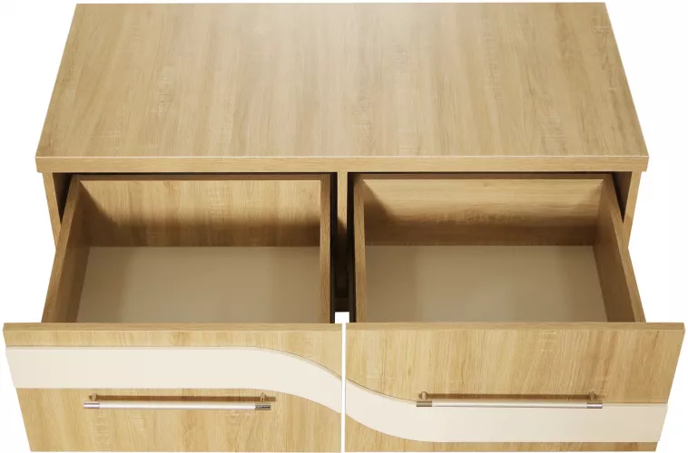 Comoda Sigma 2 sertare sonoma Sigmacomsertsonoma - domo.ro