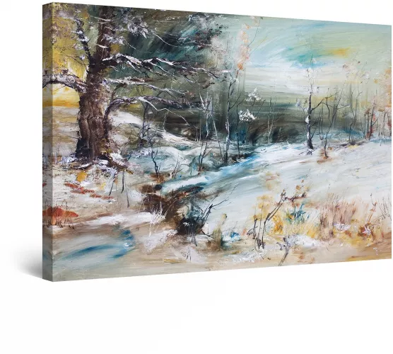 Tablou DualView Startonight Copac singuratic toamna luminos in ...