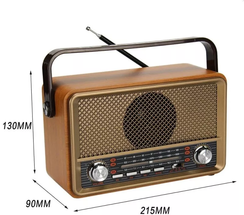 Radio portabil BT AUX USB TF FM MRKT5692 - domo.ro