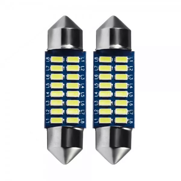 Set doua becuri auto LED SMD 5W 16 LED MRKT5553 - domo.ro