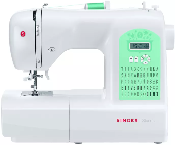 Masina de cusut Singer STARLET 6660 60 de cusaturi StayBright cu LED ...
