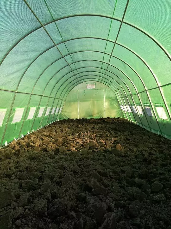 Solar de gradina 4x12 m 48 mp teava galvanizata solar4x12 - domo.ro