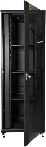 Rack DataLink 47U 800x800 mm montare pe podea usa sticla neasamblat ...