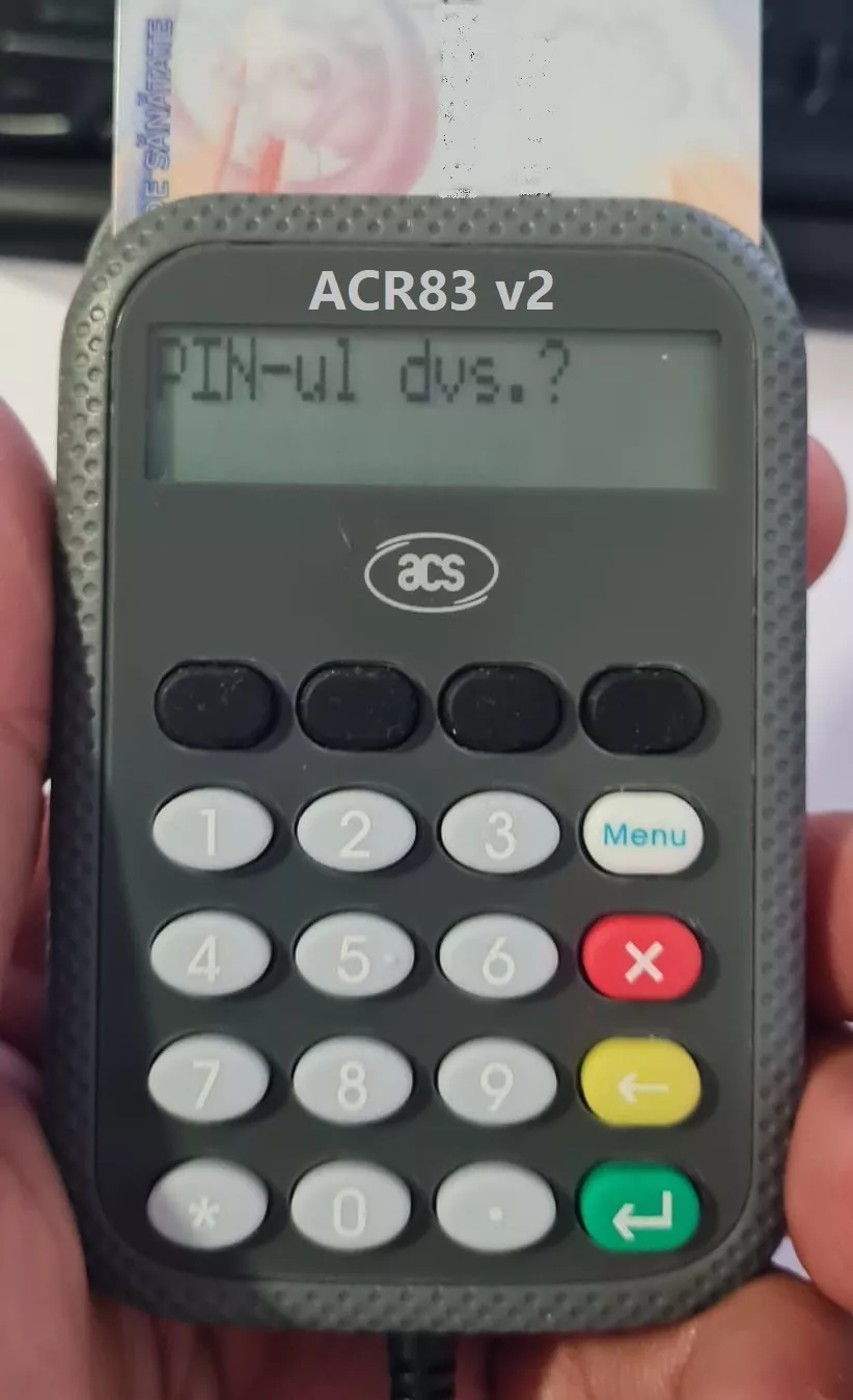 Cititor carduri de sanatate ACR83 v2 PINeasy - ACS ACR 83 v2