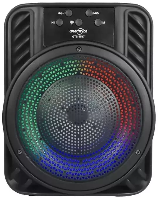 Boxa portabila 24W PMPO BT lumini LED RGB MRKT6339 - domo.ro