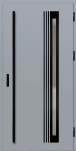 Usa metalica de intrare casa Trebur 6 Gri ET64TR6GR29 - domo.ro