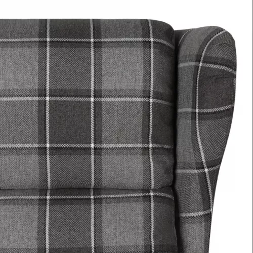 Fotoliu rabatabil cu ridicare gri material textil 329468 - domo.ro