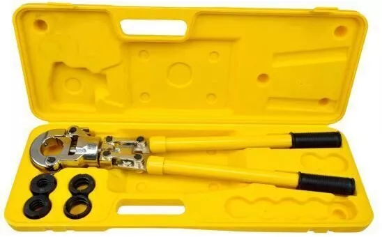 Cleste in trusa pentru sertizat tevi Pex-Al-Pex Geko G00900 16-32mm ...